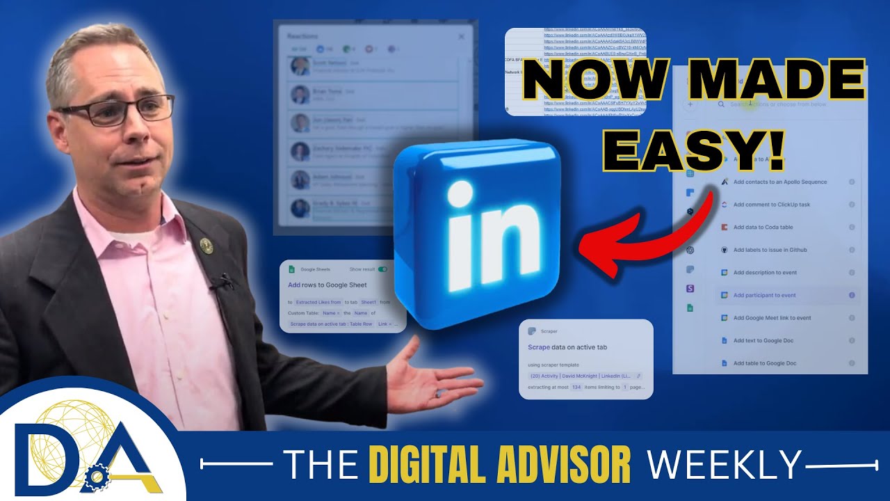 Replay: Easy Ways to Extract Data from LinkedIn for Financial Advisors