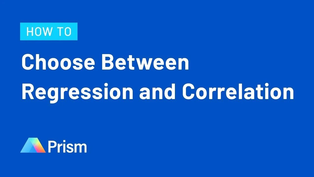 How to Choose Between Regression and Correlation