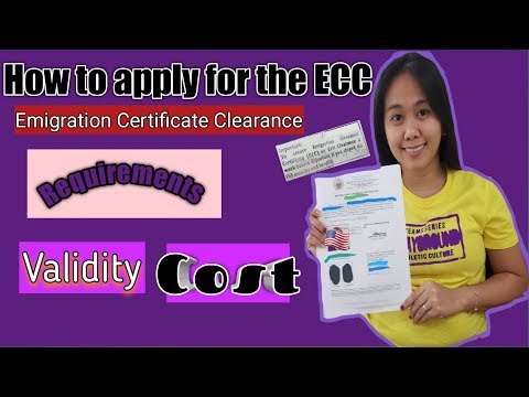 Requirements for applying the ECC/Exit Clearance|Filipina🇵🇭❤Irish🇺🇲Couple