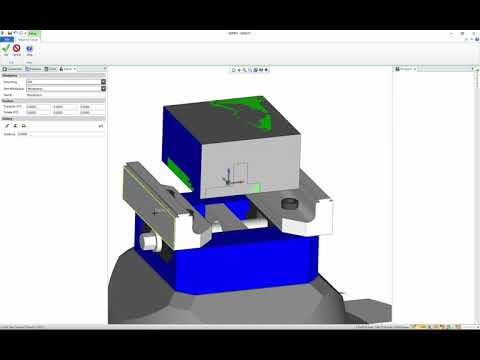 ESPRIT TNG R3.1 Mating Digitization of Work Offsets Snap