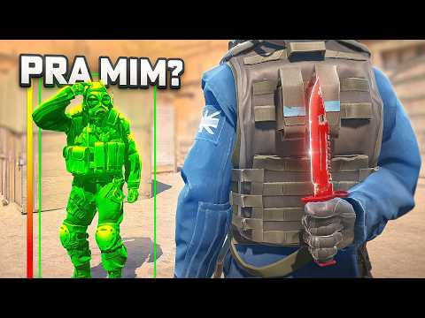 eu ia DAR UMA FACA para esse INSCRITO, mas DESCOBRI QUE ELE USAVA HACK (doando skins no CS 2 FREE)