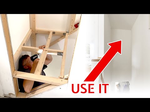Staircase wardrobe construction