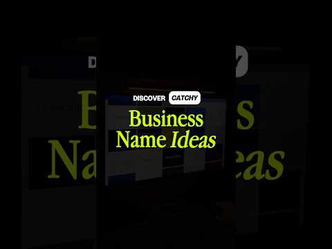 How To Come Up With A Catchy Business Name (Using AI Tool) #branding #brandname #businessowner