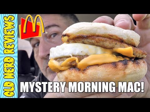 McDonald's Mysterious Morning Mac REVIEW. Secret Menu Item? 🍳🍔
