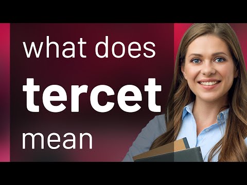 Tercet • what is TERCET meaning