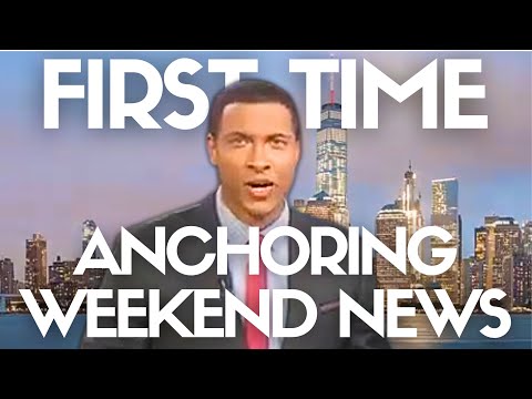 My first time anchoring the CBS Weekend News (4/1/18)