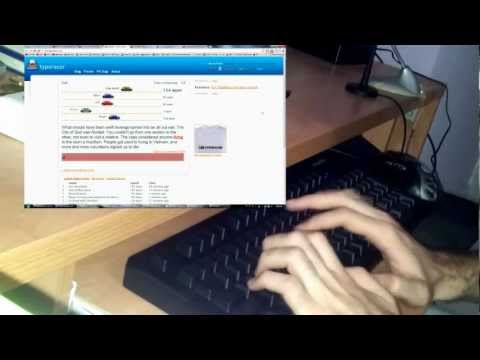 Typing 143 WPM on Typeracer with a DAS Keyboard
