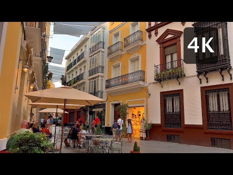 Sevilla ???????? 4K Walking Through Seville City Centre SUMMER 2022