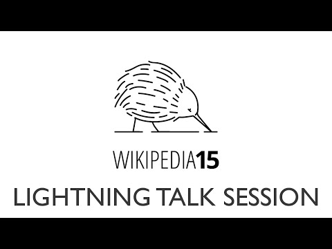Wikipedia 15: Lightning Talk Session