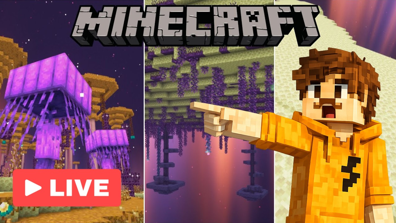 Exploring The BEST End Mod in Minecraft! ENDERSCAPE 2.0 LIVESTREAM!