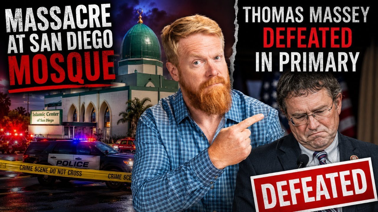 Breaking News on Mosque Shooting In San Diego! Thomas Massie Defeated By Trump Endorsed Ed Gallrein!