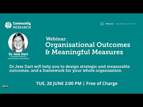 Organisational Outcomes & Meaningful Measures