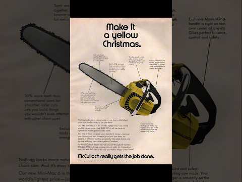 Vintage McCulloch Chainsaw Ads part 3