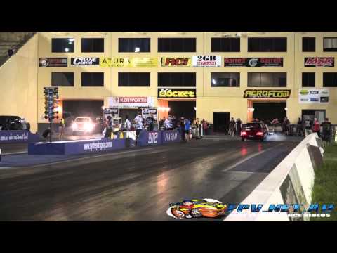 PRO VK 9 SEC V8 VK COMMODORE AT SYDNEY DRAGWAY 16.1.2015