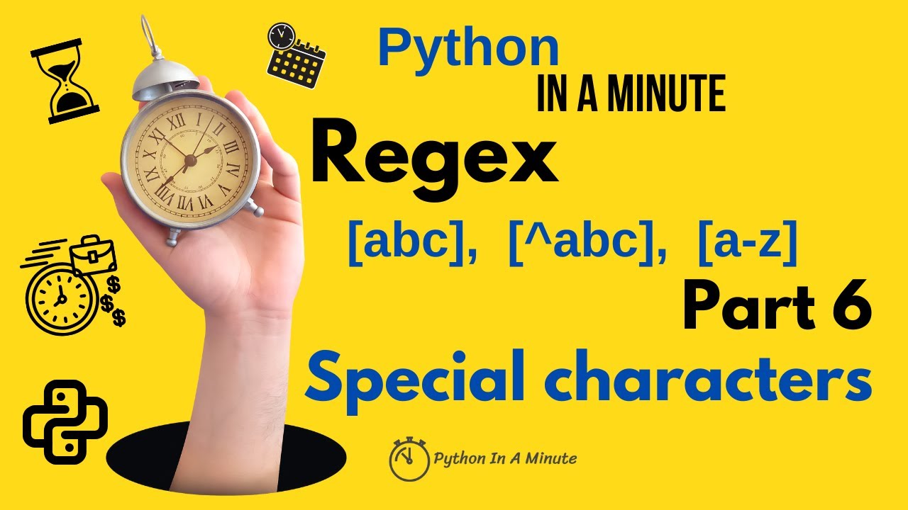 Regex Special Characters: Square Brackets, Ranges, and More in Python - Part 5