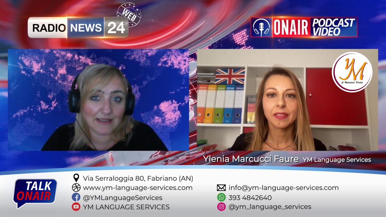 Interview • Intervista l RadioNews 24 OnAir l YM LANGUAGE SERVICES