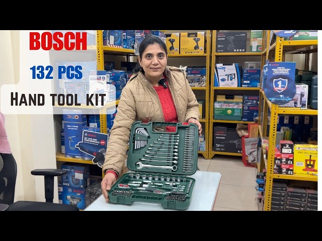 Bosch Tools - Bosch 132 Pcs Hand Tool kit Trader - Retailer from Ludhiana