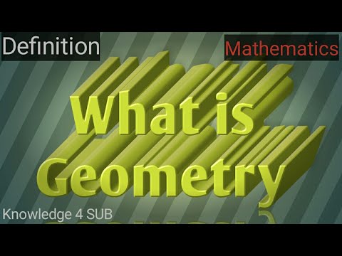 What is Geometry || Definition || Mathematics