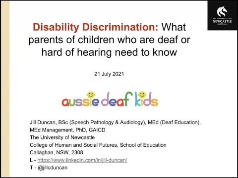 Disability discrimination: What parents of children who are deaf or hard of hearing need to know