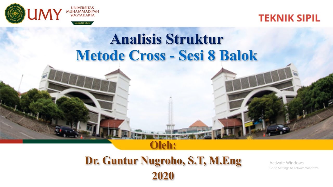 Analisis Struktur   Pertemuan AS Metode Cross Soal Penyelesaian 8