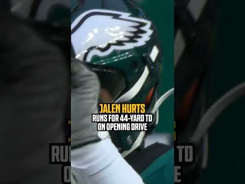 Eagles wasted no time 🕐 #JalenHurts #Eagles #NFL #football #touchdown