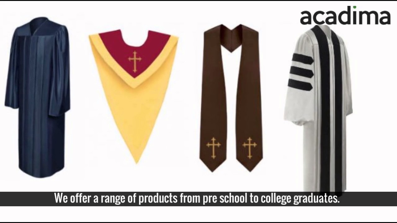 Superior Quality Graduation Gowns & Accessories - Acadima.com