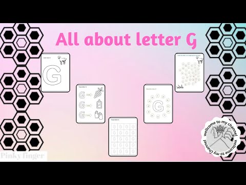 Letter G Worksheets l worksheets letter G l Alphabet Worksheets Letter G l @edpinkyfinger