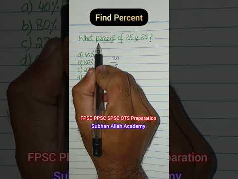 what percent
