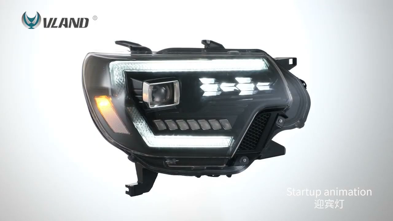VLAND Full LED Headlights For Toyota Tacoma 2012-2015 2nd Gen Restyled