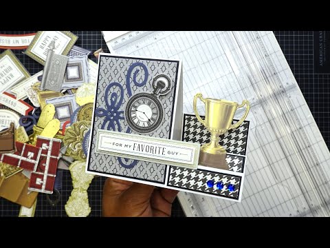 Start from Stash: Super Easy A2 Size Stepper Card Tutorial! Father's Day Edition!