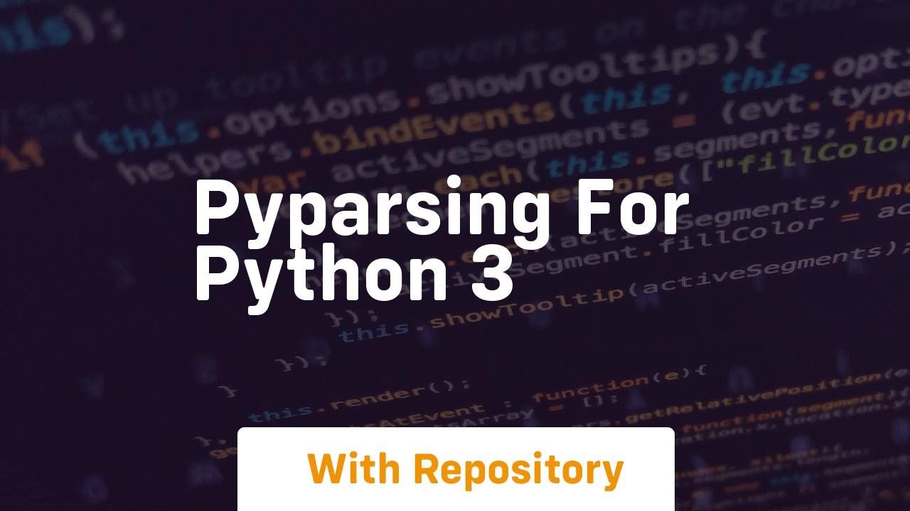 Pyparsing for Python 3