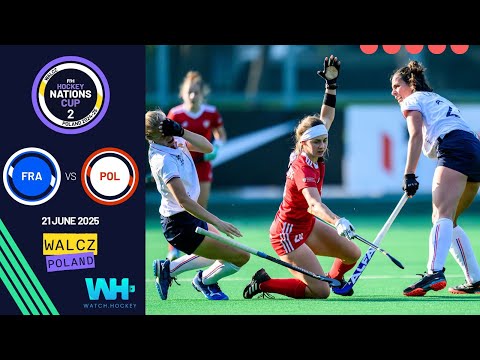 Hoogtepunten FIH Hockey Women's Nations Cup 2 2024-25: Halve finales 2 - Frankrijk vs. Polen | Wedstrijd 16