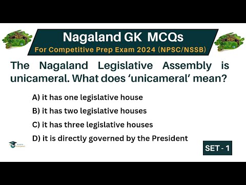 Nagaland Gk mcqs 2024 | Nagaland Gk mcqs for NPSC and NSSB exam 2024 | Set-1