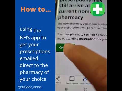 👀How to guide 📚 nominate a #pharmacy to get prescriptions sent electronically with #nhsapp