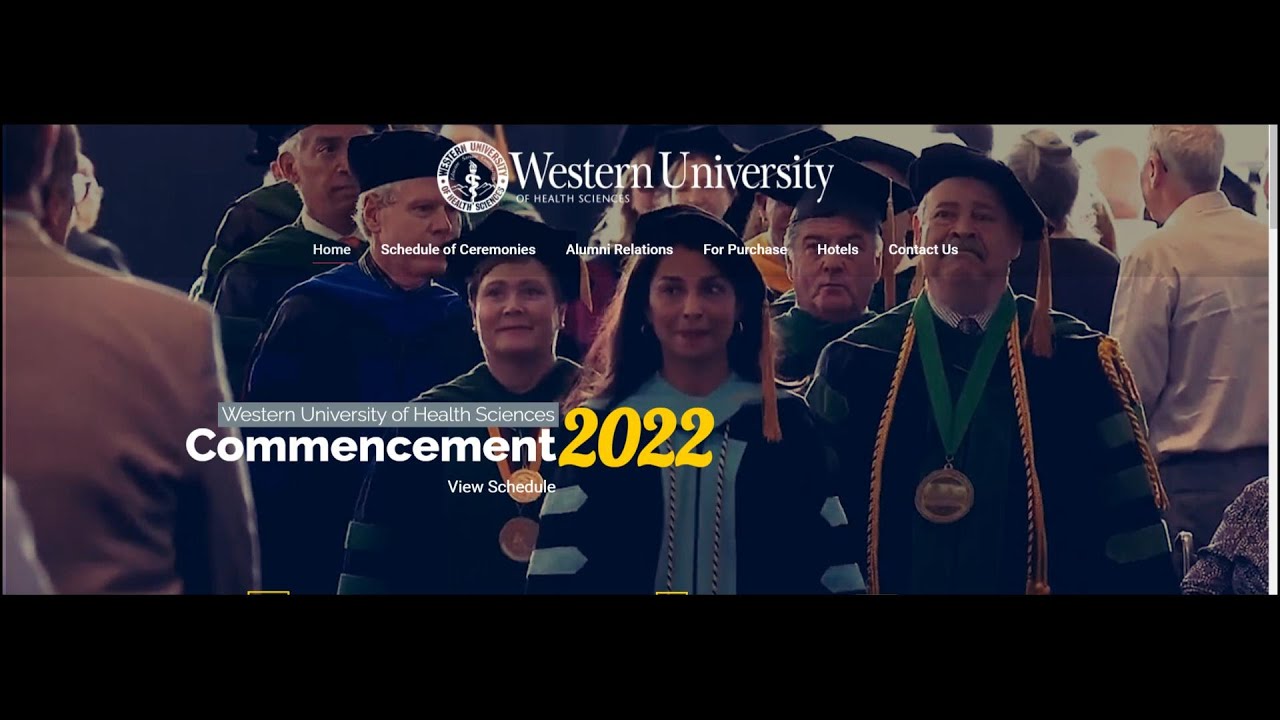 Western University of Health Sciences  - Commencement 2022 (May 18, 2022) 3:00pm
