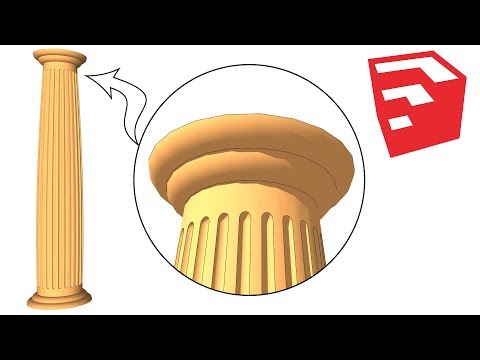How to Make Column In SketchUp | Design - 1