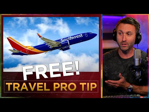 Travel Pro Tip for Southwest Airlines flights