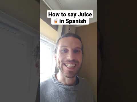 How to say Juice 🥤 in Spanish? #spanish #shorts