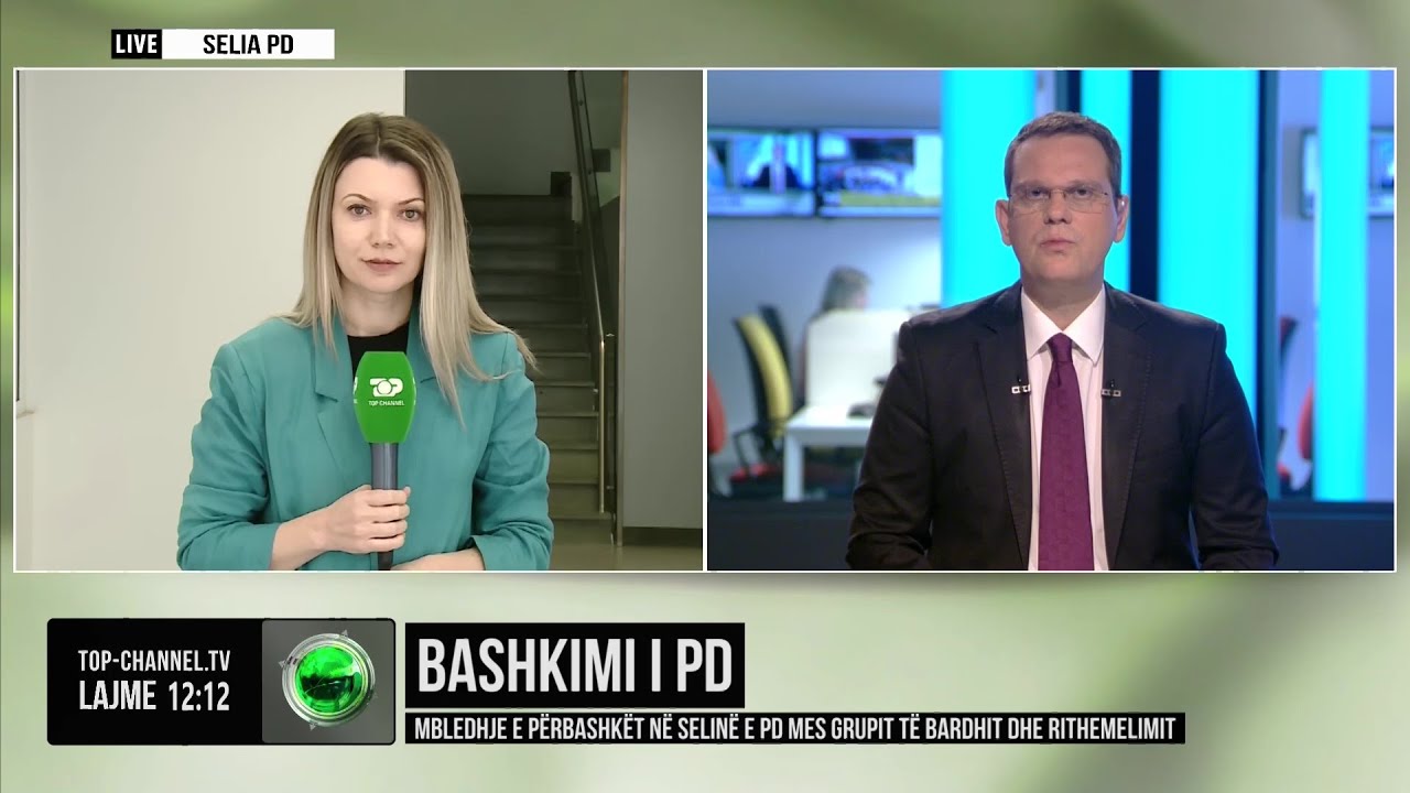 Top Channel/ Bashkimi i PD! Mbledhje e përbashkët në seli mes grupit të ... Top Channel/ Bashkimi i PD! Mbledhje e përbashkët në seli mes grupit të ...