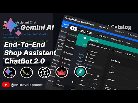 Build a Modular End-To-End RAG Shop Assistant Chatbot | Using FastAPI, Pinecone & Gemini AI |