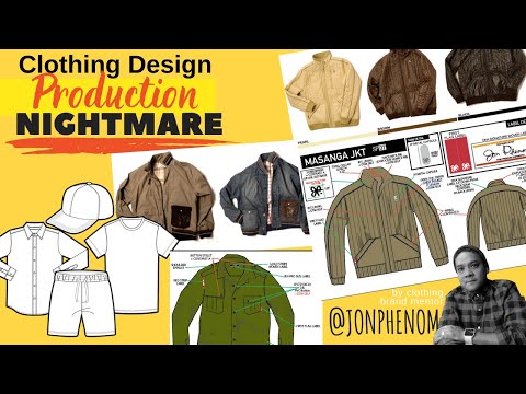 My Clothing Design came out HORRIBLE from the Production Company | Tech Packs