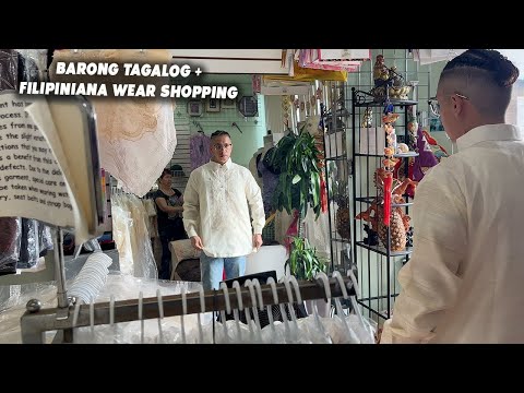 BARONG TAGALOG + FILIPINIANA TRY ON HAUL (SHOPPING FOR OUR WEDDING)