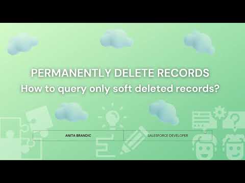 Query only soft deleted records / Database.emptyRecycleBin method Salesforce/ DeleteEvent object