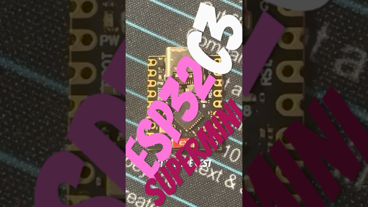 The ESP32-C3 SUPERMINI #esp32 #tech  #diyprojects #microcontroller #espressif #mcu