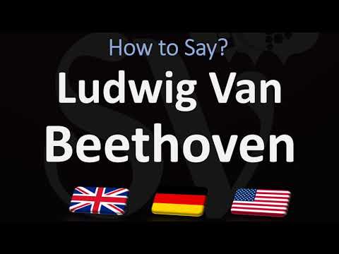 How to Pronounce Ludwig Van Beethoven? (CORRECTLY) German Vs English Pronunciation Guide