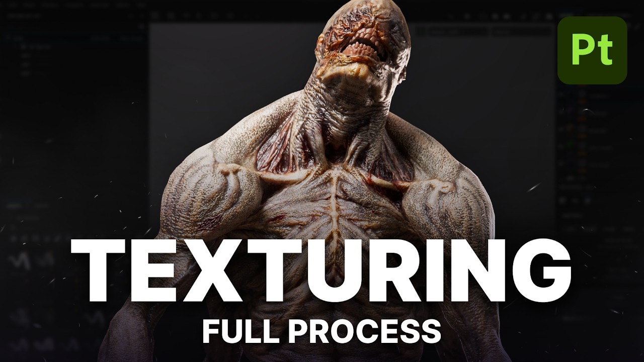Texturing Creatures for Games in Substance Painter | Full Process