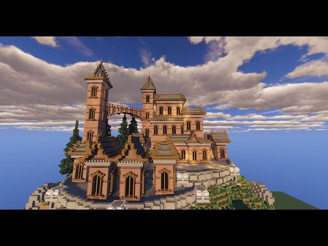 SkyTown Floating Island | Aderlyon Build Team Minecraft Map