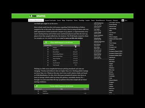 FanGraphs "The Board" Tutorial