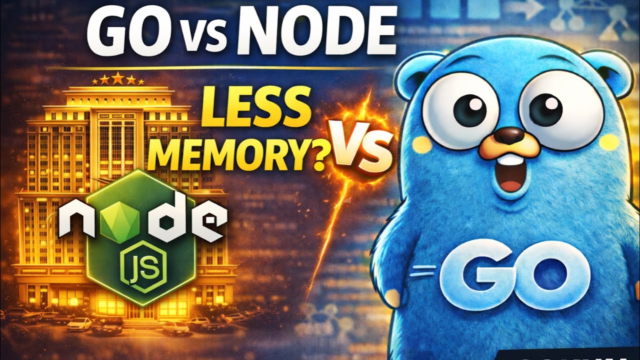 Go vs Node.js 🔥 The Real Secret (Explained Simply) #golang #nodejs