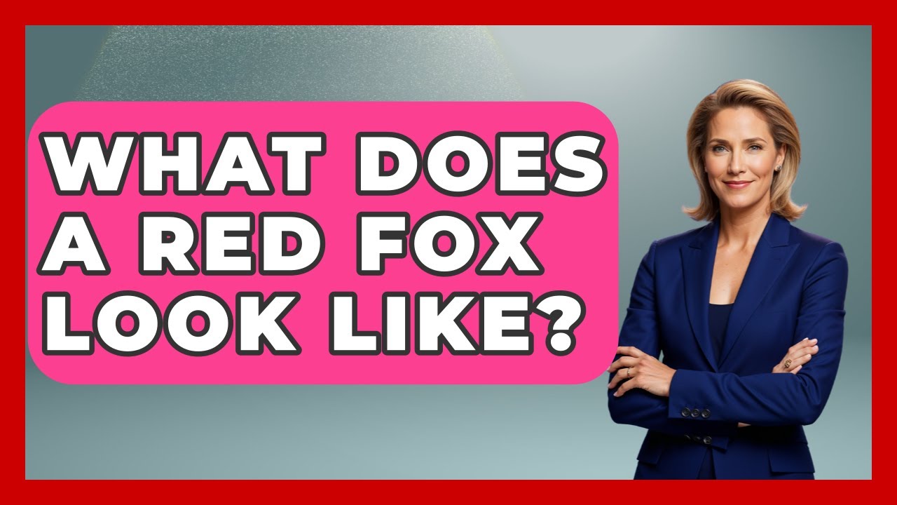 What Does A Red Fox Look Like? - The Wild Life Explorer